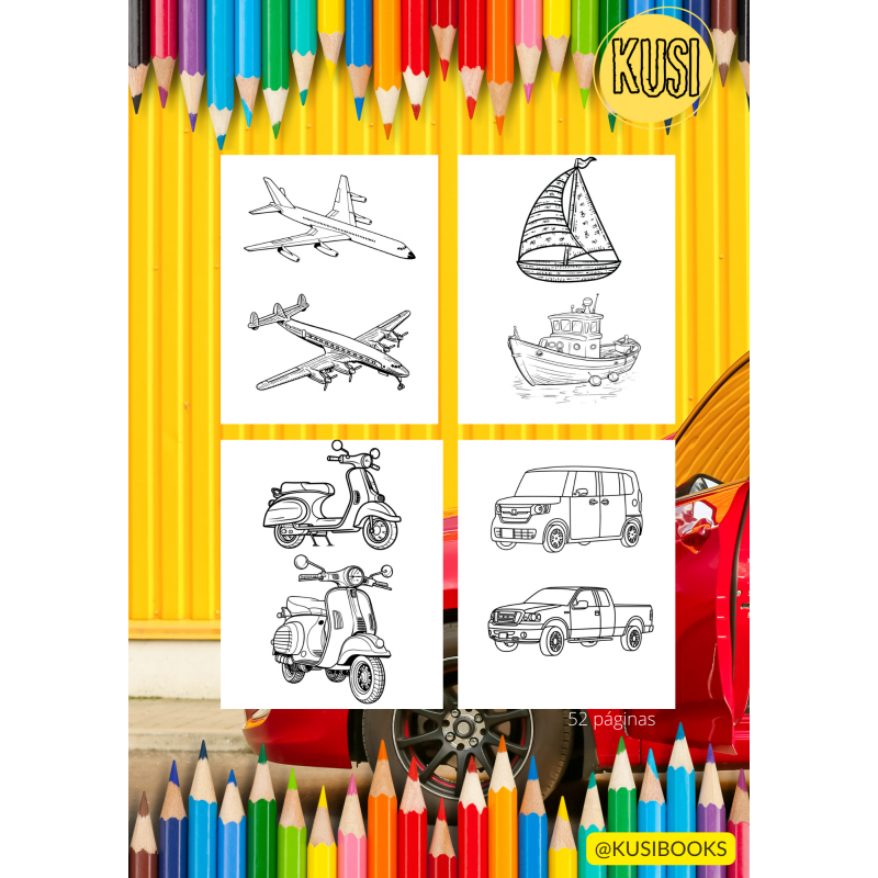 Dibujos De Diferentes Medios De Transporte Para Colorear | Colorear ...